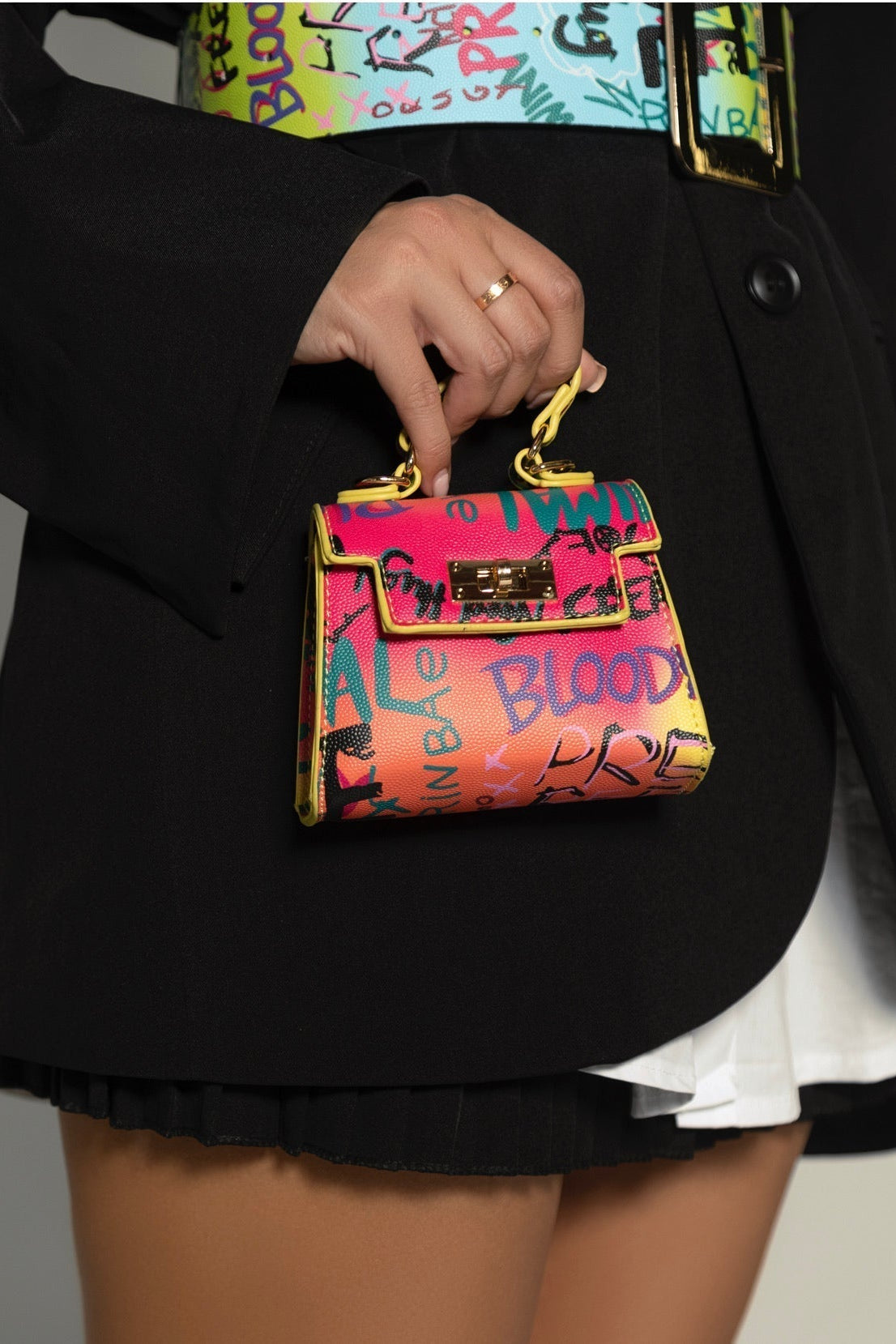 Mini Street Art Bag - Multi-Color